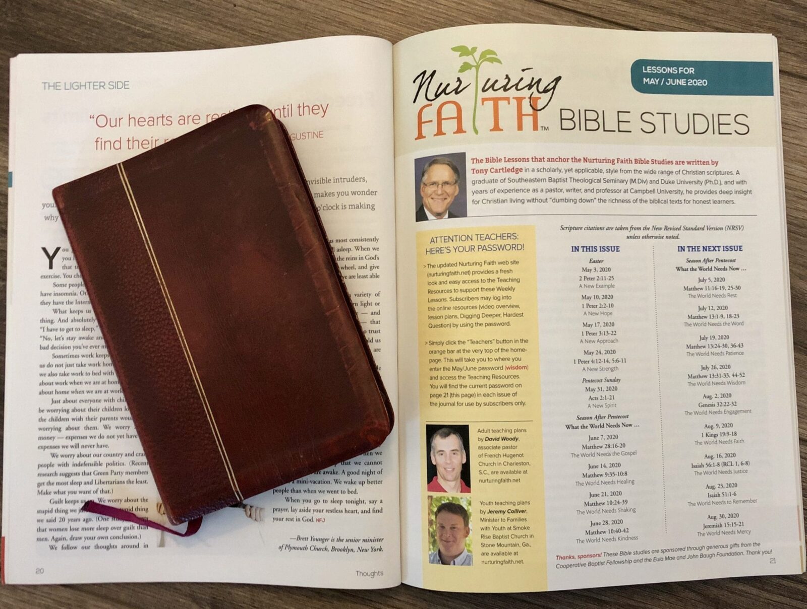 Nurturing Faith extends free Bible study resources through June - Good ...