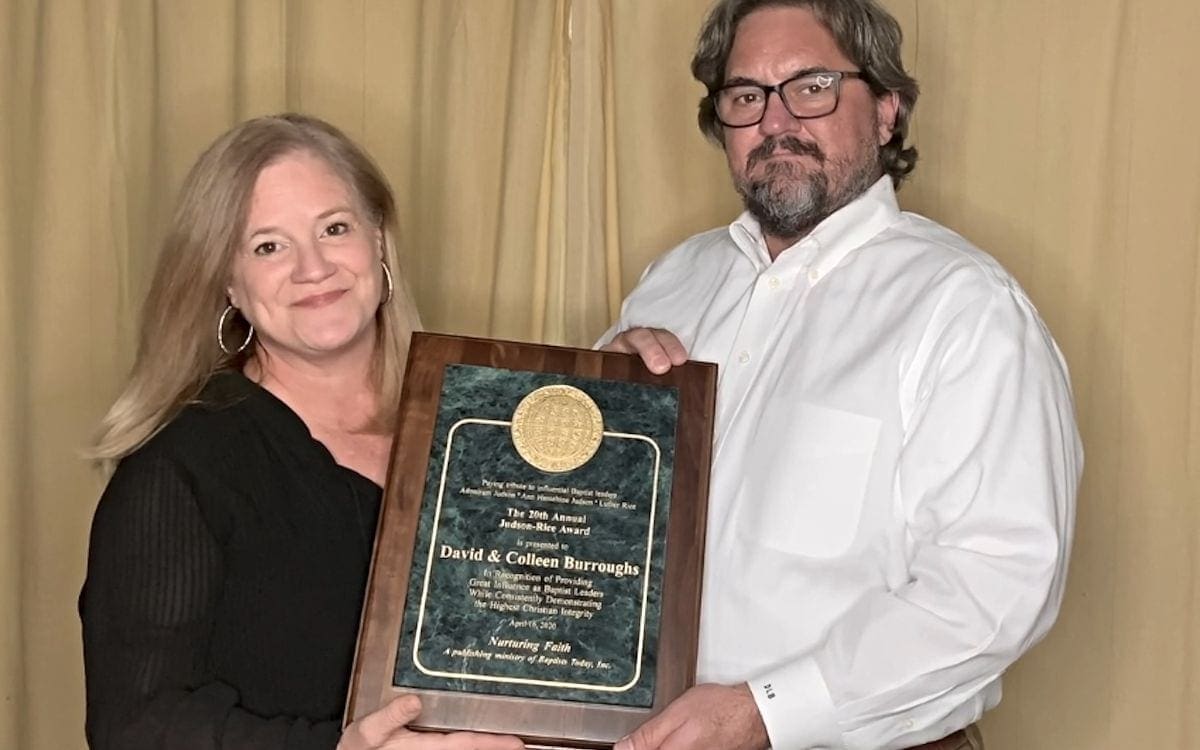 David and Colleen Burroughs Honored with Judson-Rice Award - Good Faith ...